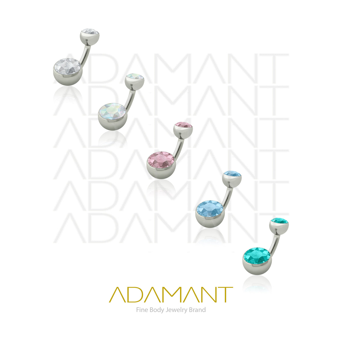 14g, Titanio Navel Curved Pequeña, Rosca Interna, 1.2mm Patrón de Rosc ...